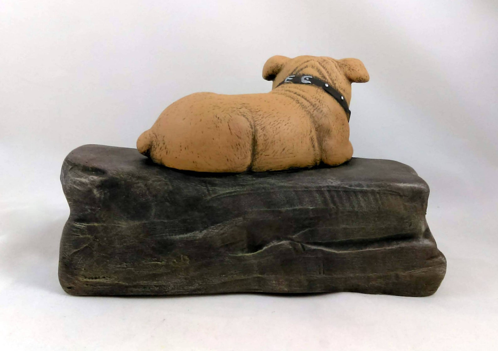 Custom Painted Bulldog Cremation Urn pet Hand Made Urn With - Etsy