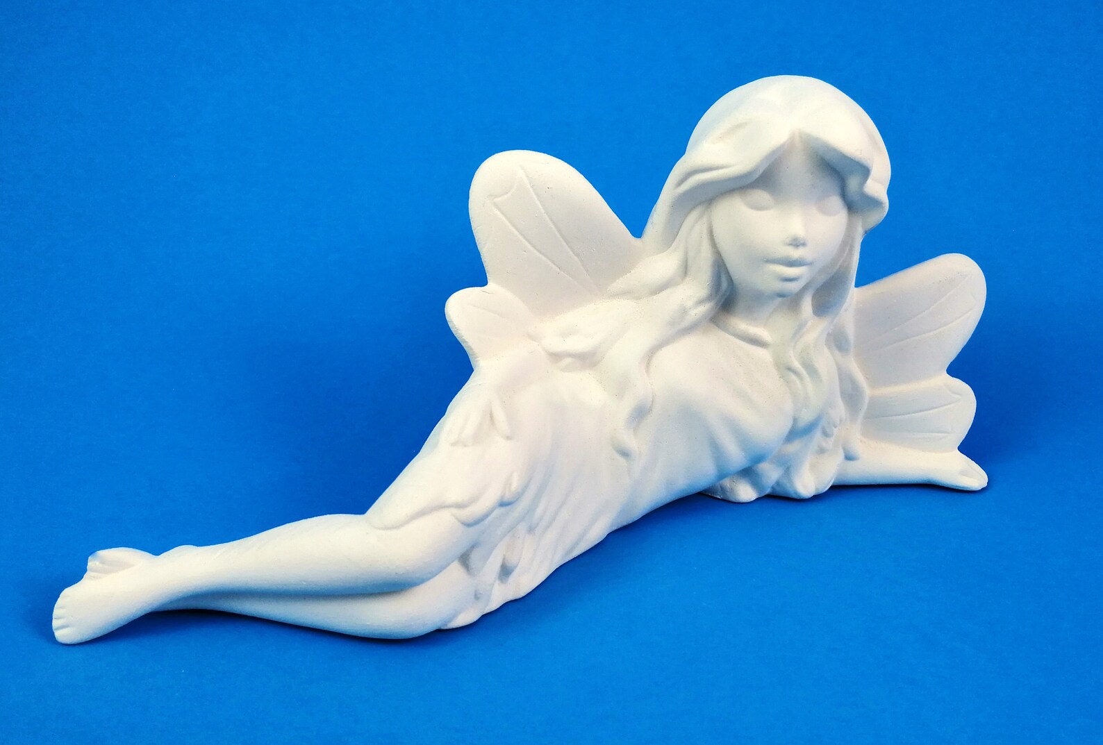 READY TO Ship-ready to Paint Ceramic Fairy Laying Down 8 - Etsy