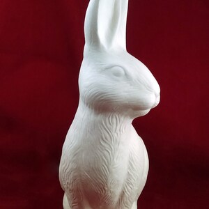 Ready to Paint - Large Ceramic Bunny for the Garden - 14 Inches ...