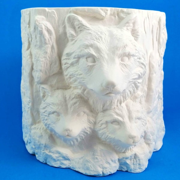 Wolf Planter Pot - Etsy