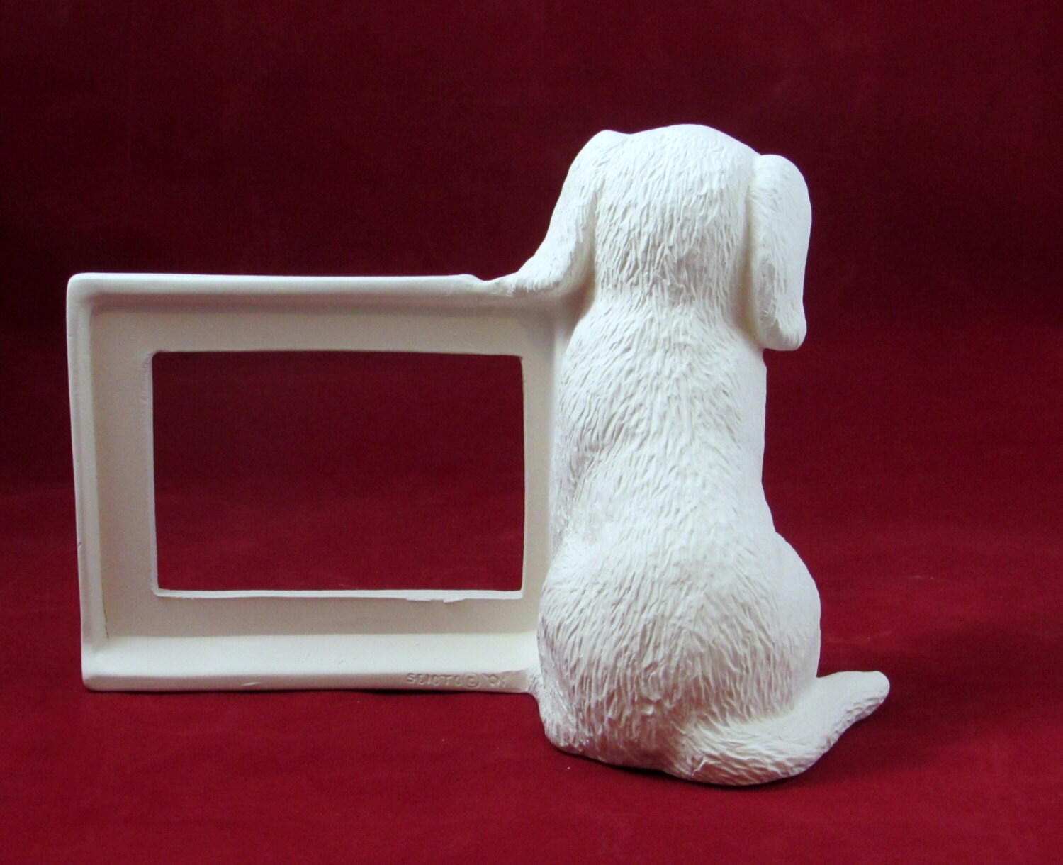Ceramic Ready to Paint Dog Picture Frame Handmade Ceramic | Etsy