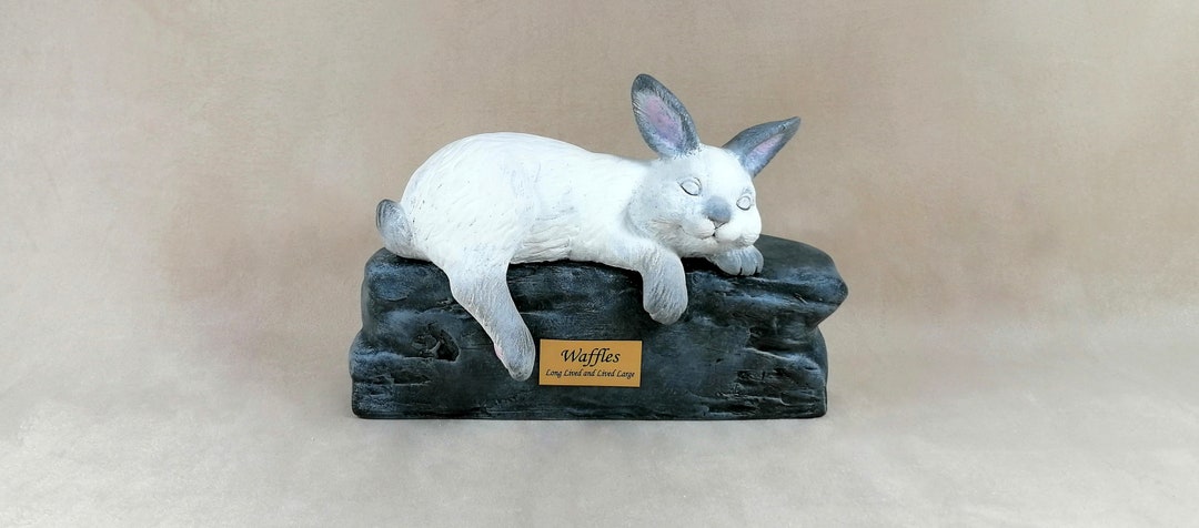 Ceramic Engraved Custom Painted Bottom Loading Rabbit or Bunny With ...