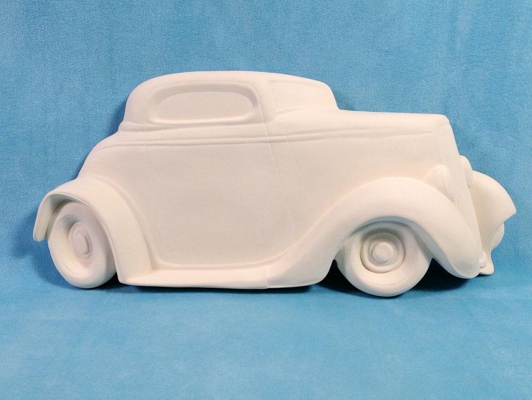 READY TO Ship-ceramic Antique Car Wall Plaque - 13 1/4 Inches Long ...