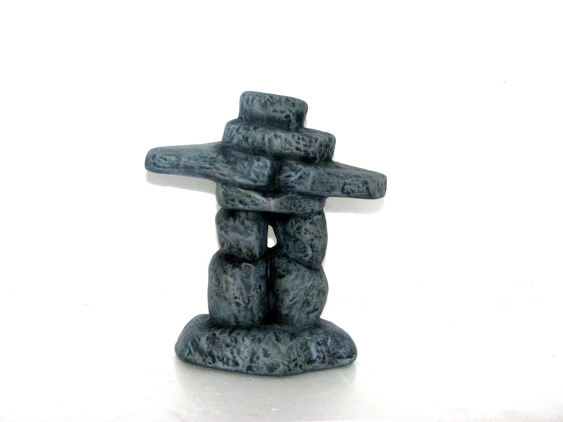 Ceramic Painted Inukshuk - 7.5 Inches -hand Made, Canada, Native ...
