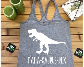 Mama-saurus-rex TEE Mom Dinosaur Shirt Mamasaurus Rex Shirt | Etsy