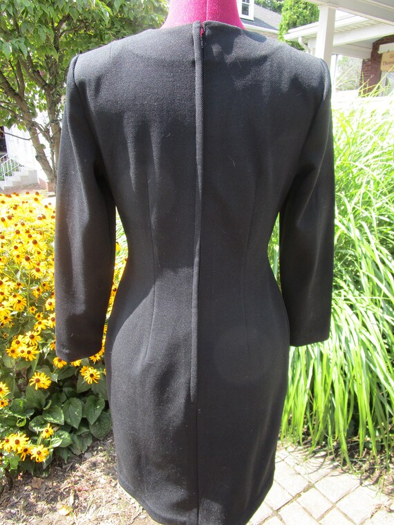 Vintage "Monique of Paris" Classic Black Dress - Gem