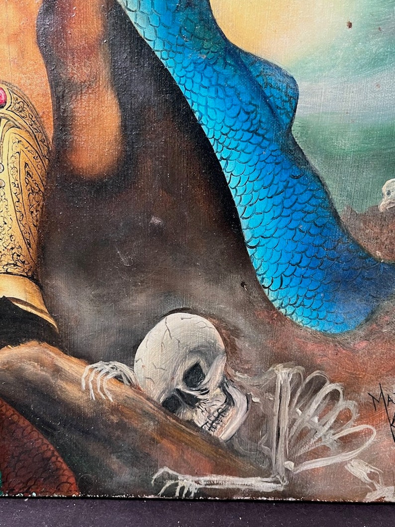 Original Painting of Frank Frazetta Art by Marc Kaplan 1978 - Etsy