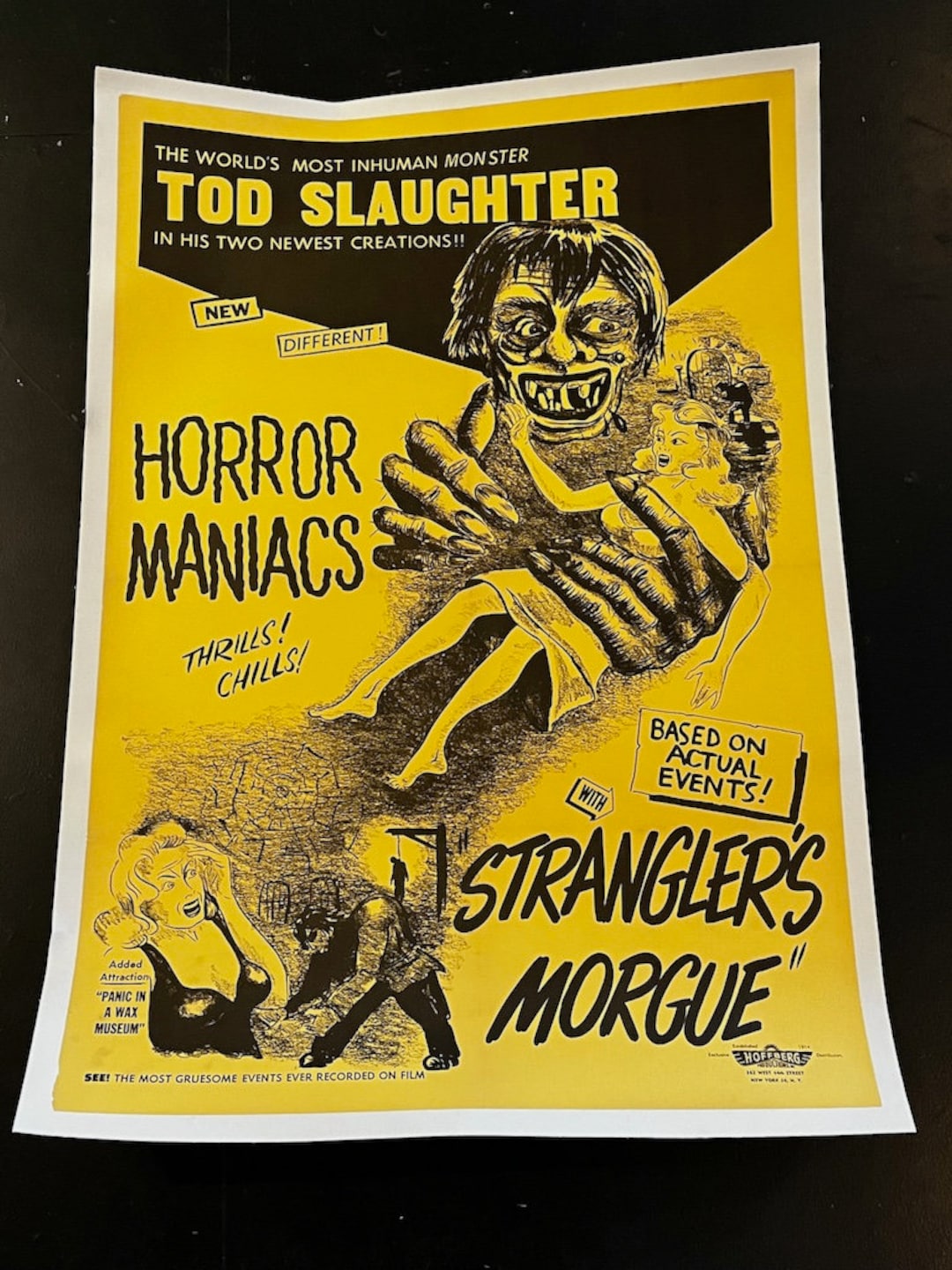 Tod Slaughter Double Feature Poster for Horror Maniacs and Slaughters ...