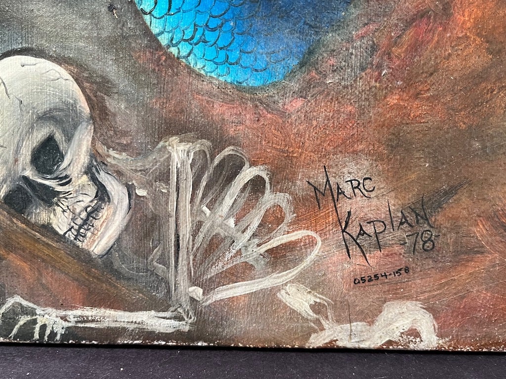 Original Painting of Frank Frazetta Art by Marc Kaplan 1978 - Etsy