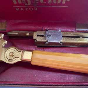 Vintage Shick Injector Razor Butterscotch Bakelite Handle - Etsy