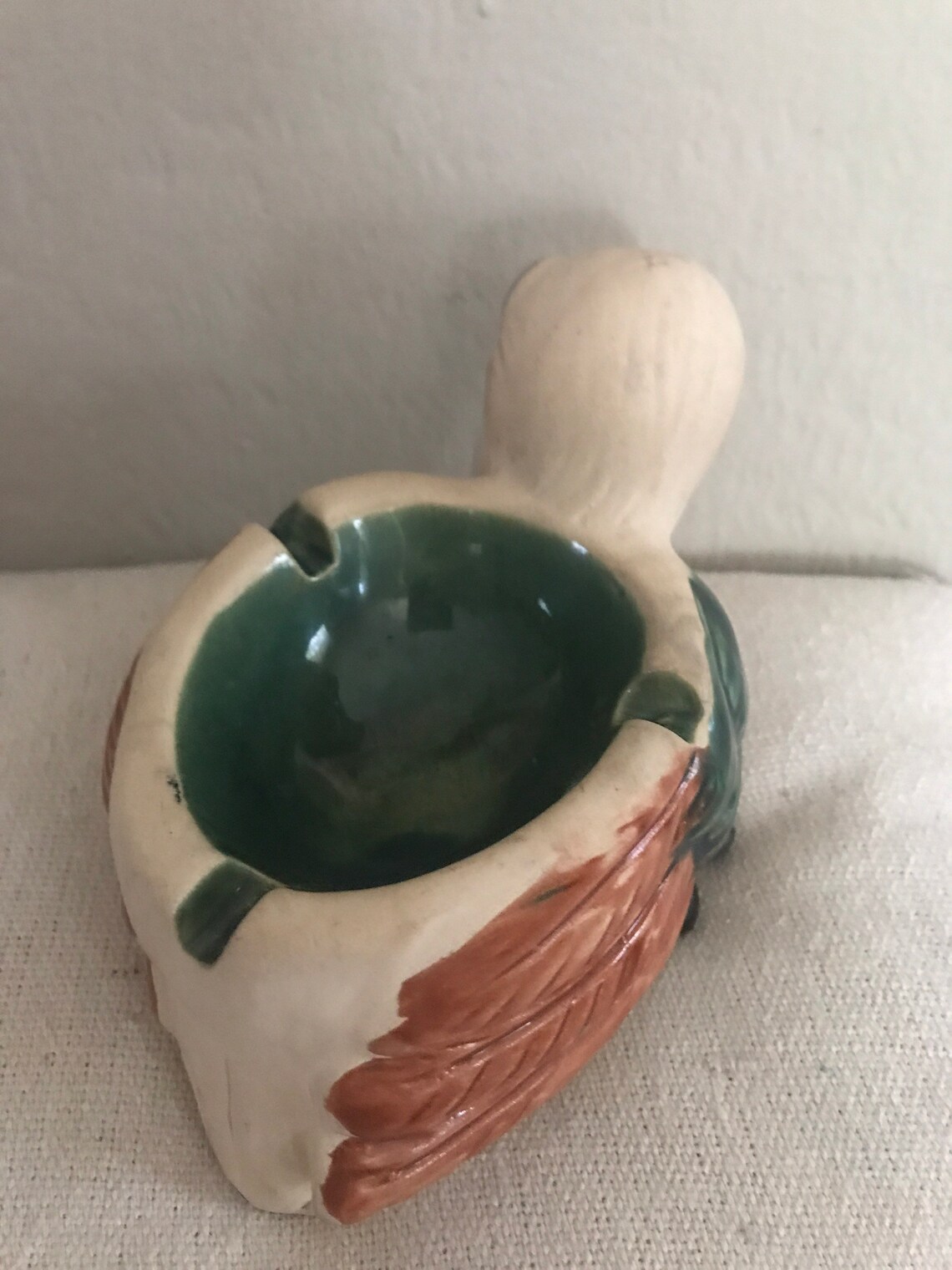 MCM Pottery Ashtray Figural Pelican - Etsy