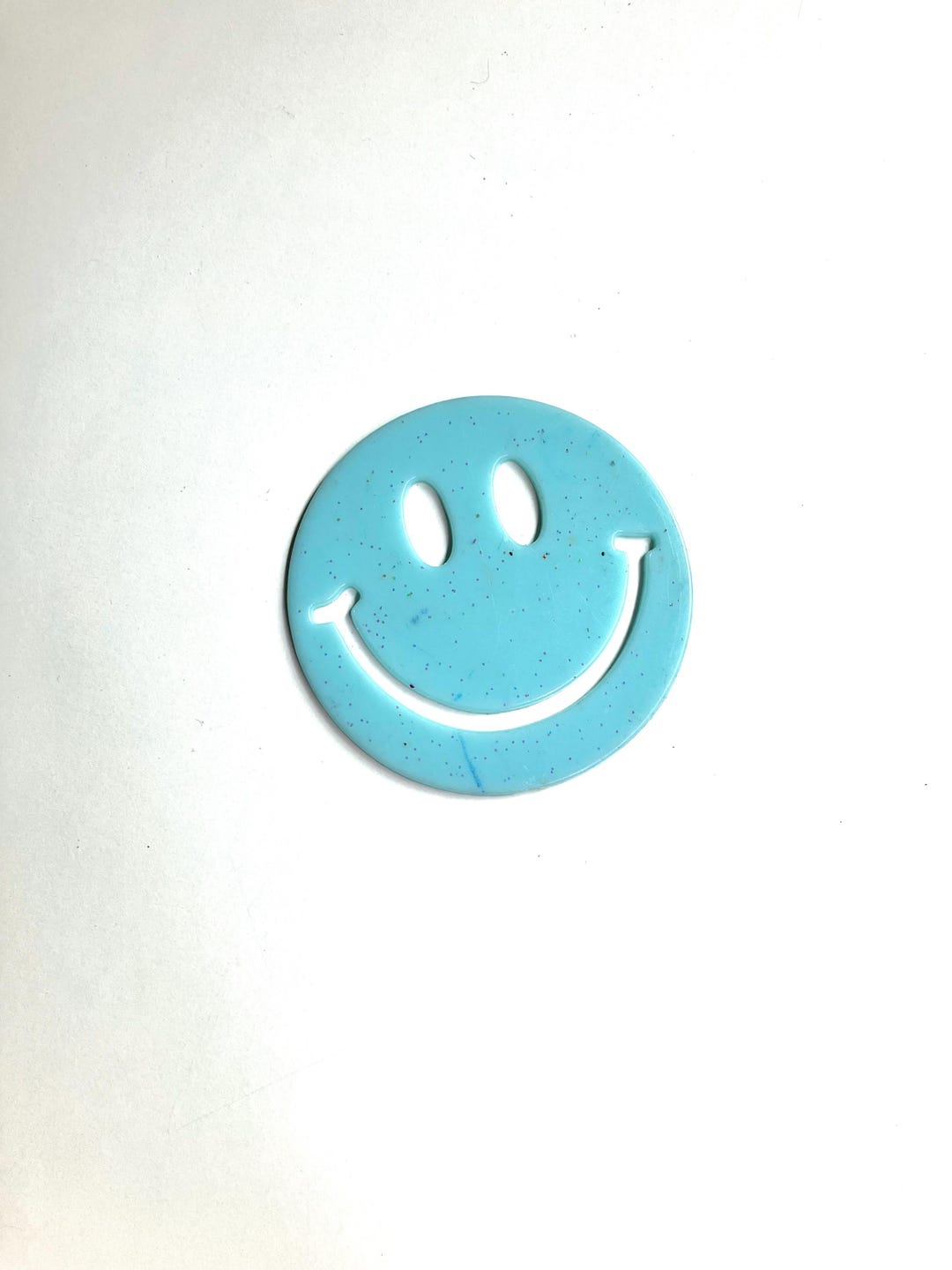 Classic Smiley Face Giant Blue Paper Clip - Etsy