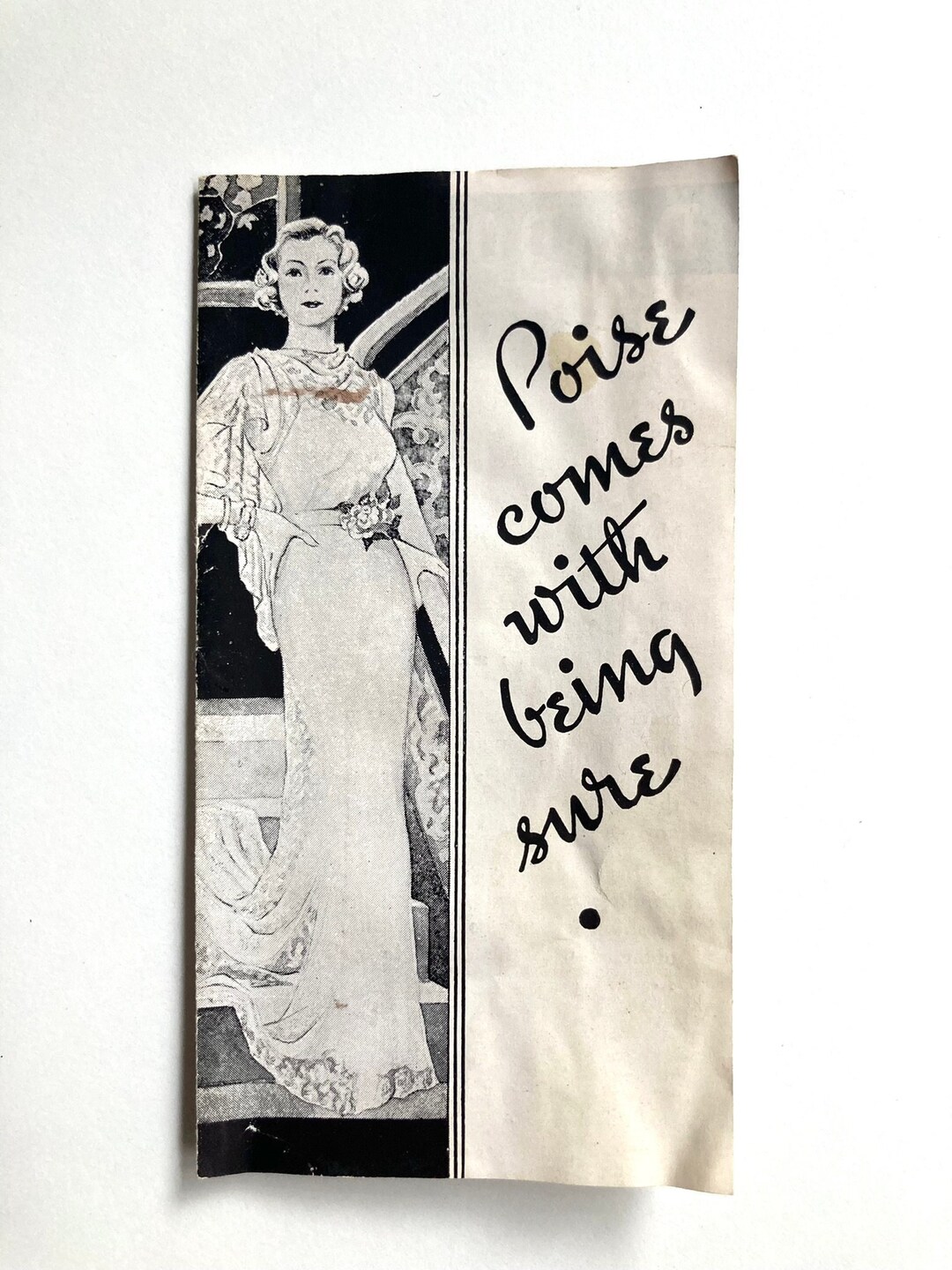 Vintage Douche Advertisement poise Comes With Being Sure - Etsy