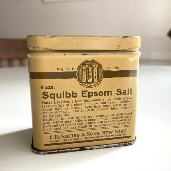 Epsom Salt Tin - Etsy