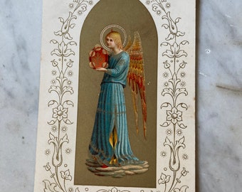 Antique Angel Postcard - Etsy