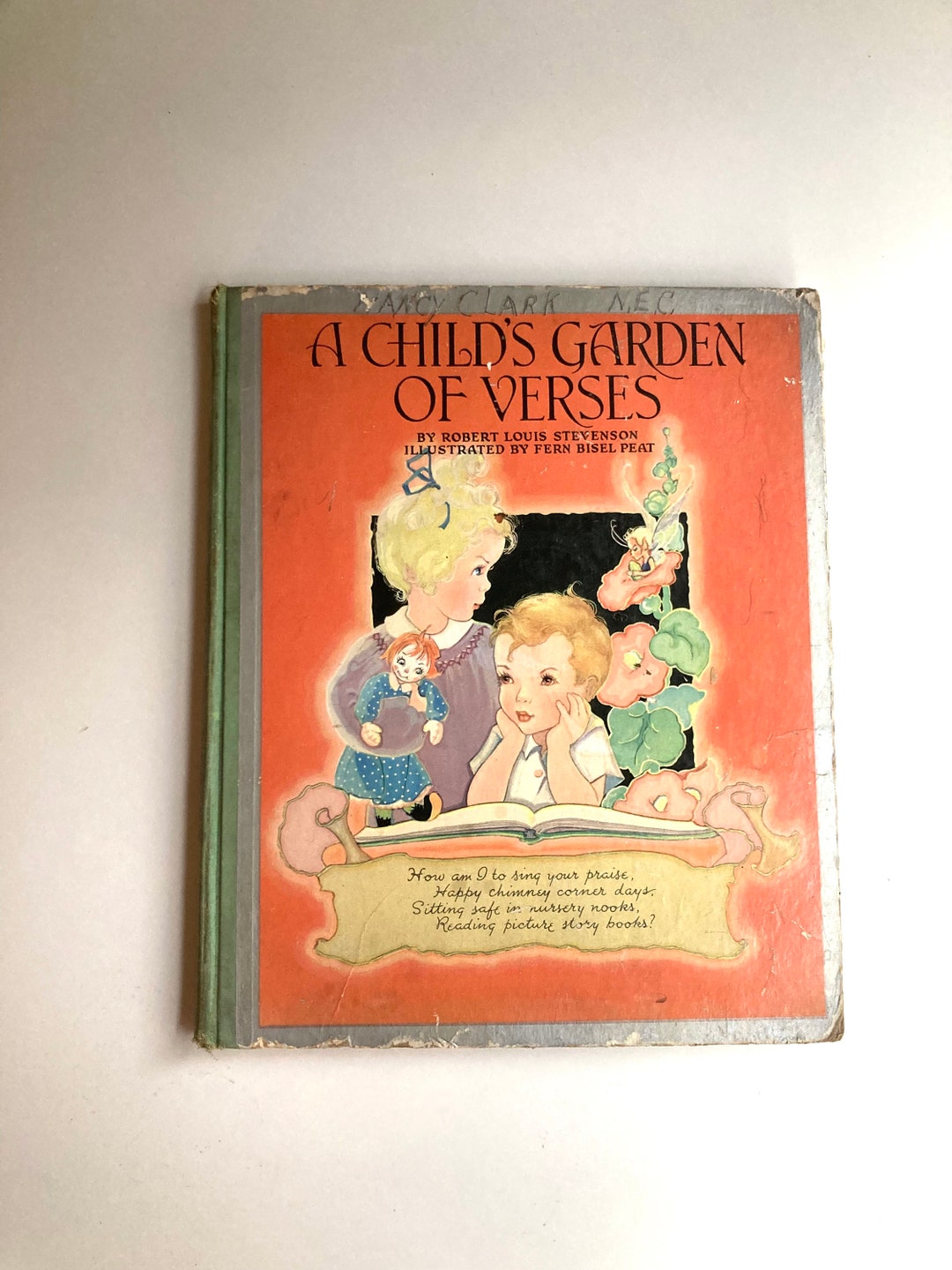 Vintage Childrens Book a Childs Garden of Verses by Robert Louis ...