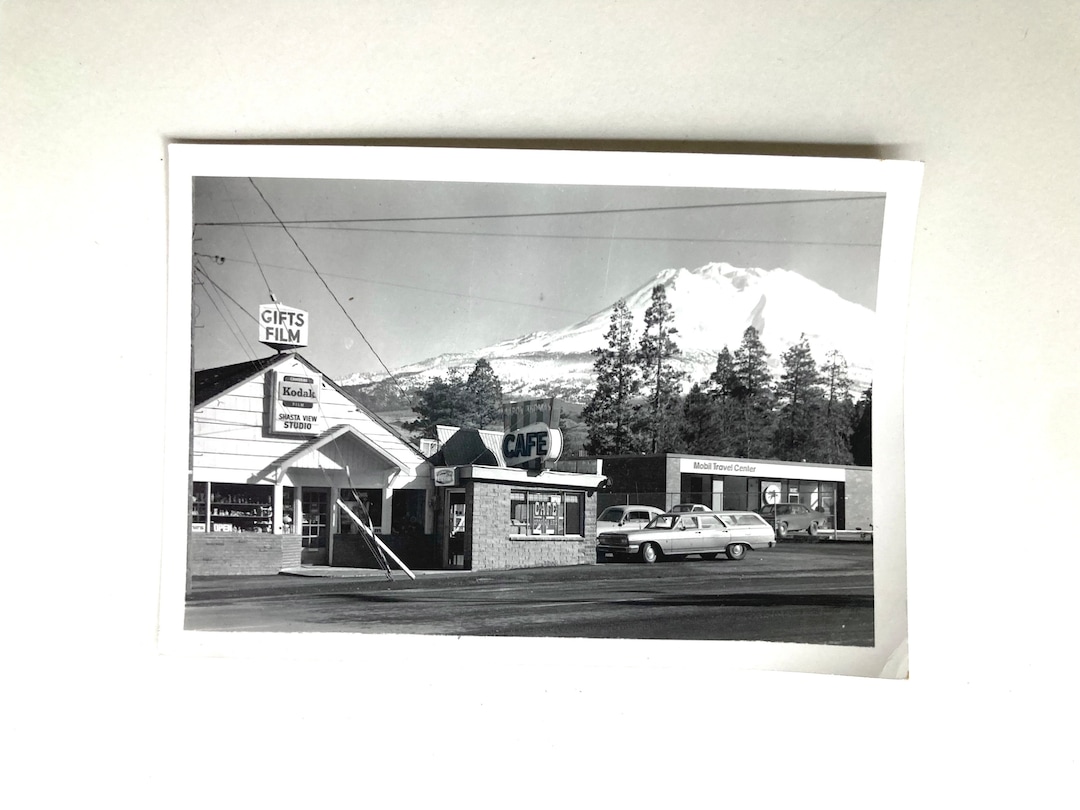 Vintage Shasta View Film Kodak Studio Black and White Photo - Etsy