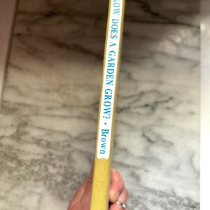 Vintage Childrens Book How Does a Garden Grow Ann Townson Brown ...