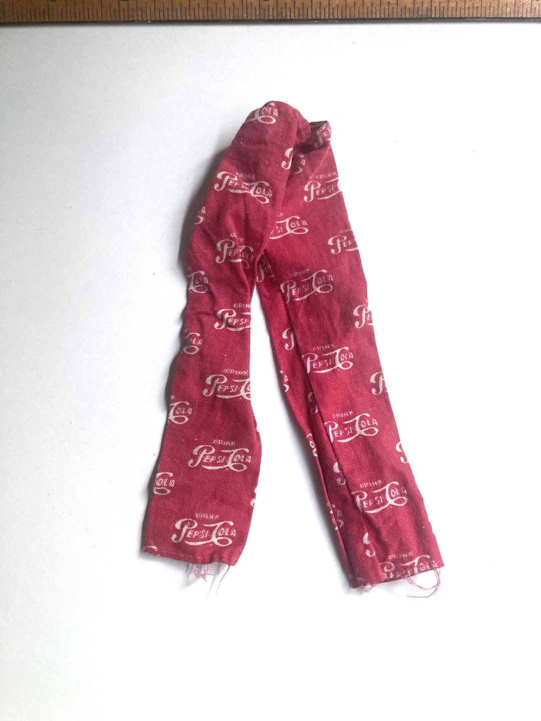 Vintage Pepsi Cola All-over Print Red and White Barbie-sized Pants - Etsy