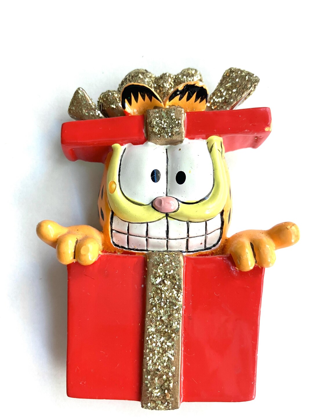 Vintage 90s Garfield Christmas Present Refrigerator Magnet - Etsy