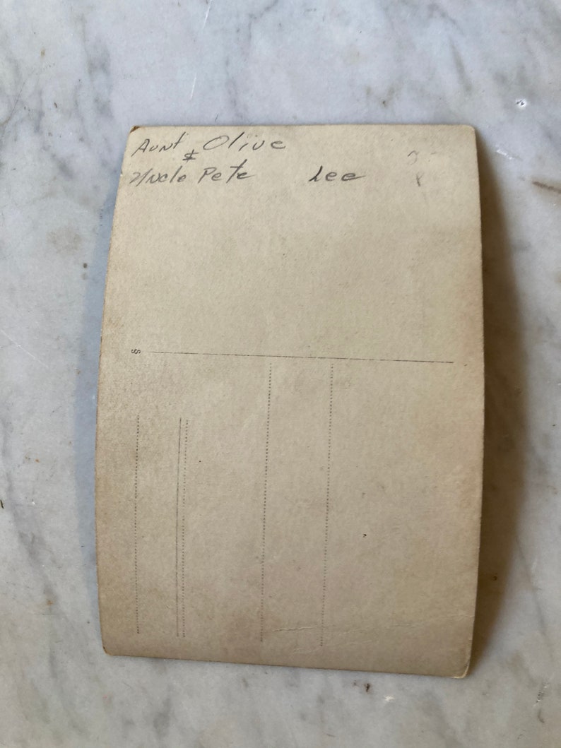 Antique Sepia Photo of Bride Groom With Beautiful Bouquet - Etsy