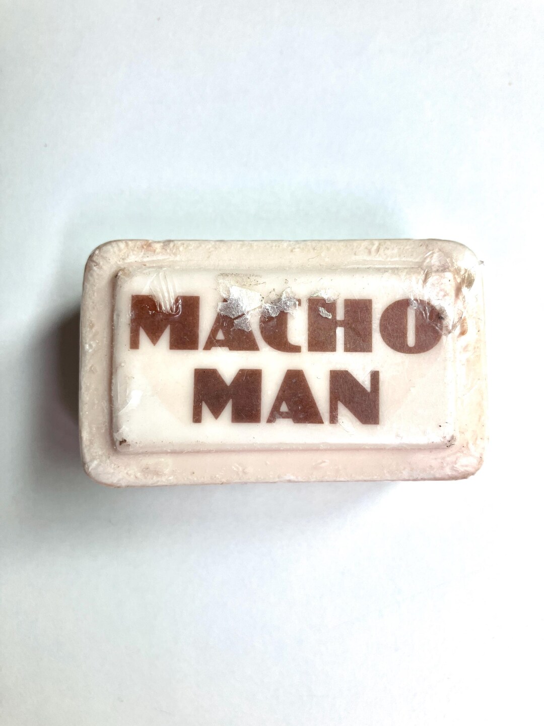 Vintage Macho Man Bar of Soap in Plastic Wrapping - Etsy