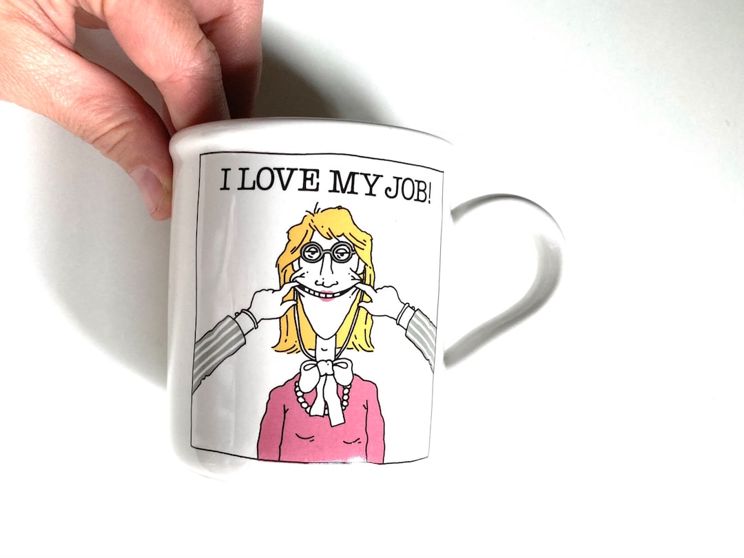 Vintage I Love My Job Mug Designers Collection - Etsy