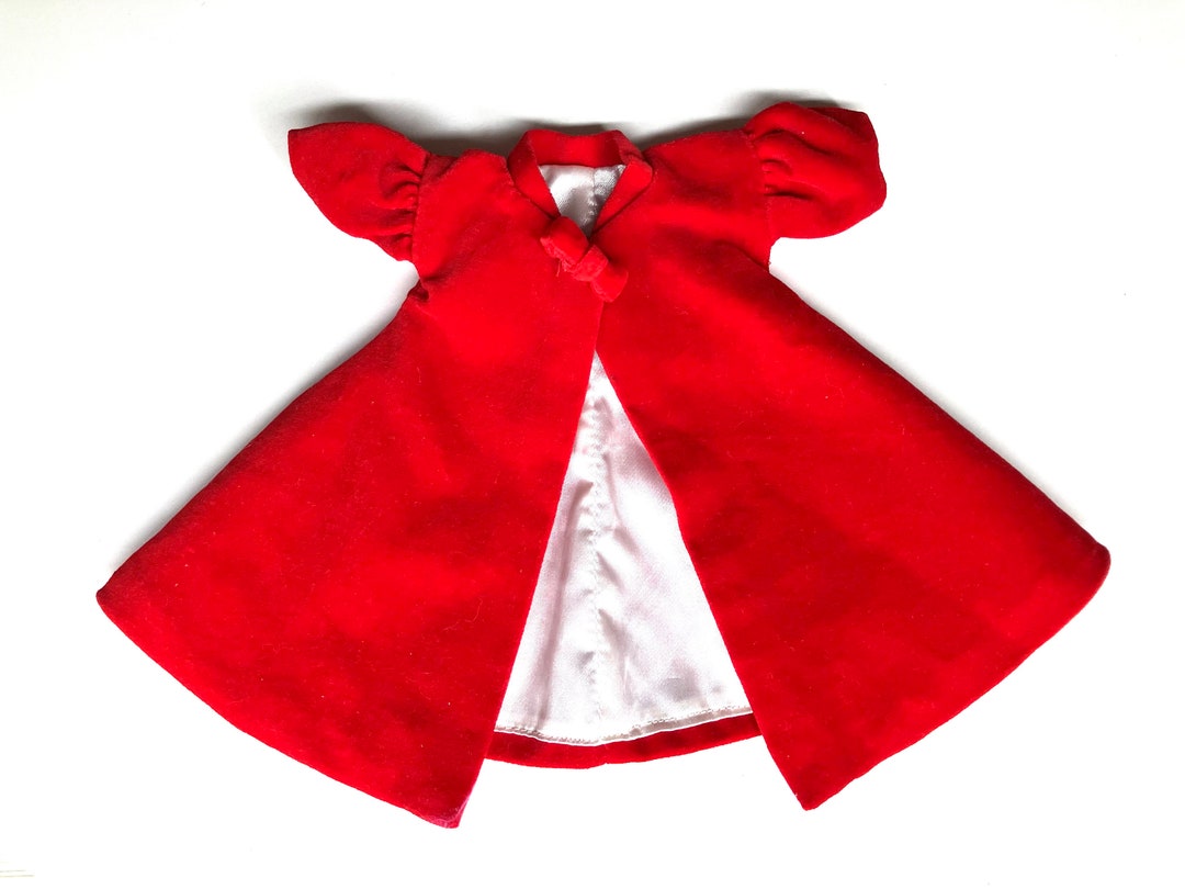 90’s Reproduction of a Red Velvet Barbie Coat With Barbie Tags - Etsy