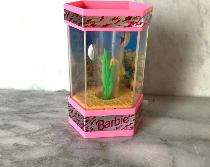 Vintage Barbie Plastic Wind up Aquarium That Spins - Etsy