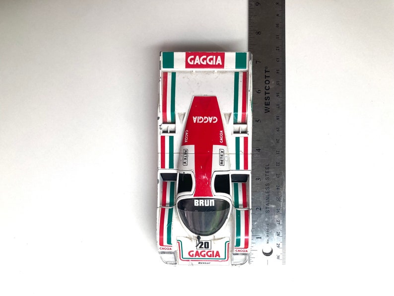 Vintage Porsche 956 "gaggia" Polstil Scale 1/25 Ref.s237 Brun Dunlop ...