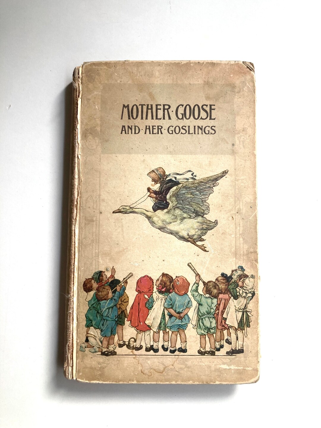 Antique Mother Goose and Her Goslings Nursery Rhymes Hardback Book - Etsy