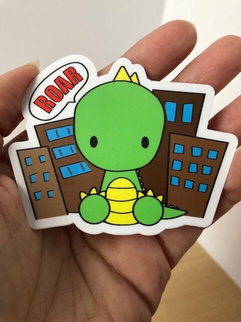Godzilla Roar 3in Vinyl Sticker - Etsy