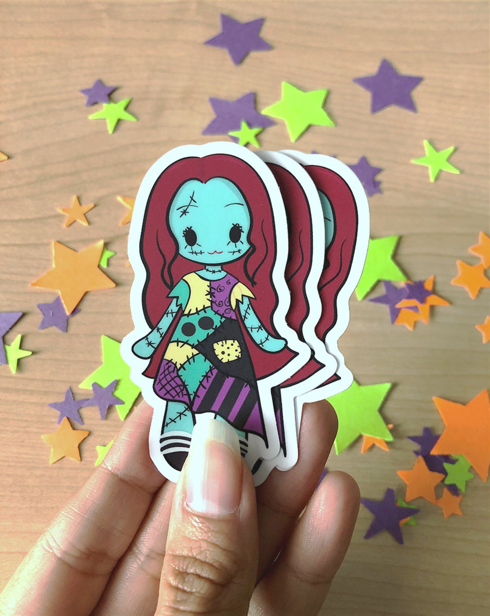 Nightmare Before Christmas Inspired Sally 3in Vinyl Sticker/ Nbc/sally ...