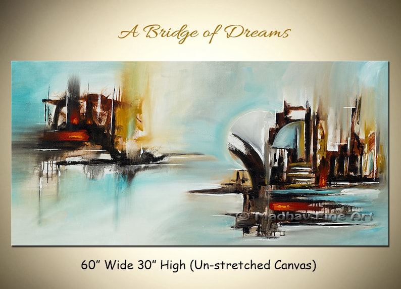 Abstract Painting Pastelic Background Abstract Art Blue - Etsy