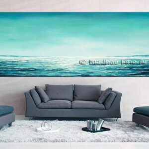 Abstract Sea Art Seascape Painting Turquoise Painting Sea - Etsy