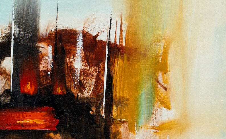 Abstract Painting Pastelic Background Abstract Art Blue - Etsy