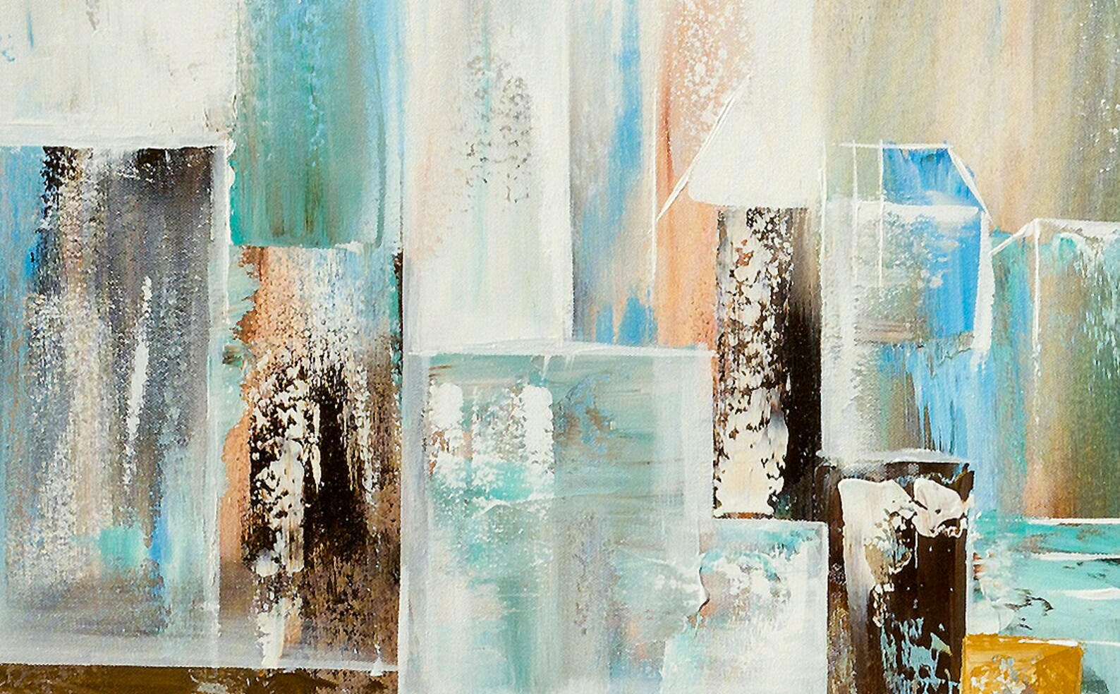 Pastel Painting, Large Abstract Pastel Painting, Abstract Painting on ...