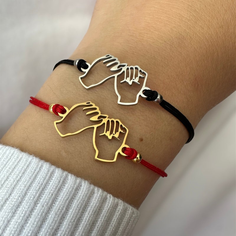 Pinky Promise Bracelet - Etsy