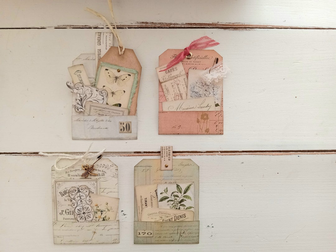 Handmade Journal Pocket Tags - Etsy