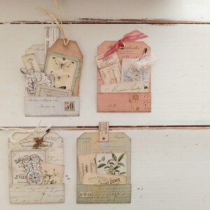 Handmade Journal Pocket Tags - Etsy