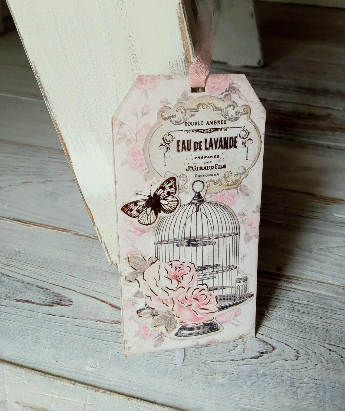 Handmade Shabby Chic French Journal Tags - Etsy