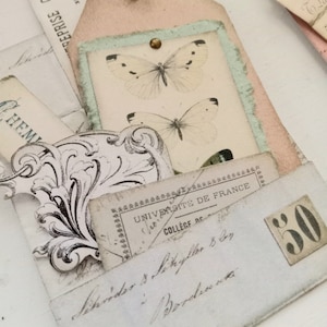 Handmade Journal Pocket Tags - Etsy
