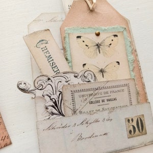 Handmade Journal Pocket Tags - Etsy