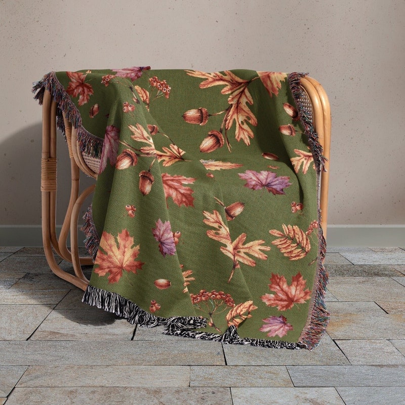 Fall Throw Blanket - Etsy