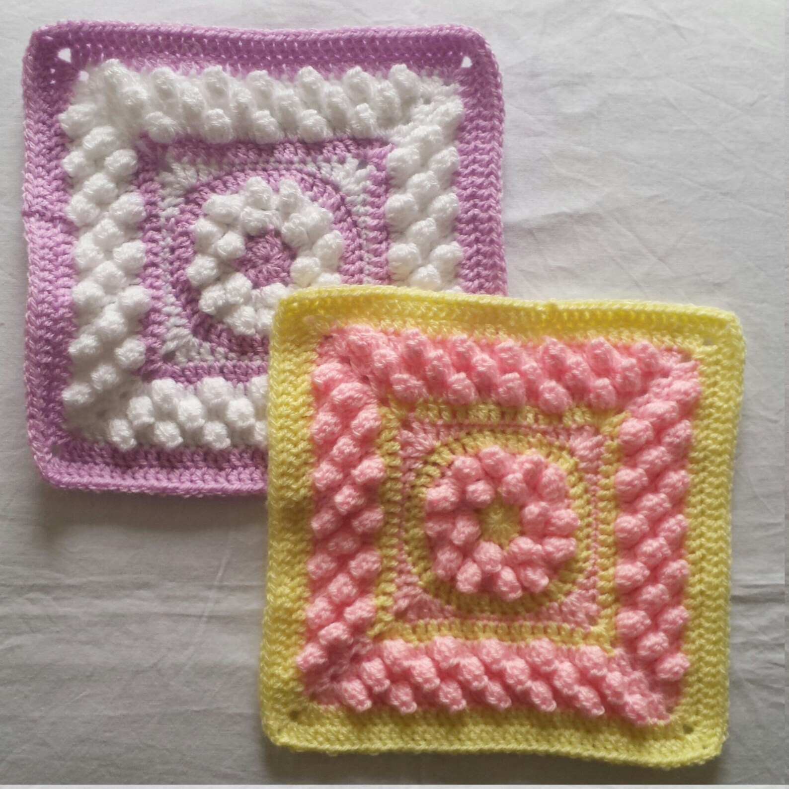 Bobble Granny Square Pattern 2 - Etsy