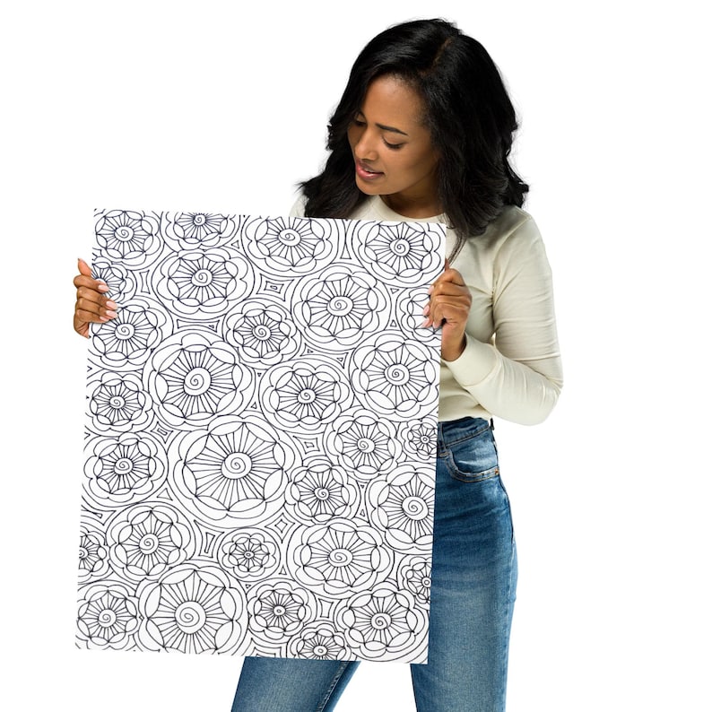 Giant DIY Coloring Page Poster XL Watercolor Painting Gift for Kids ...