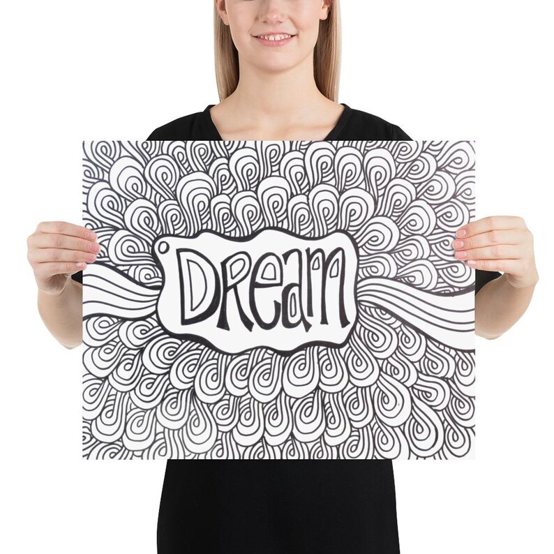 Giant DIY Coloring Page Poster XL Watercolor Painting Gift for Kids ...