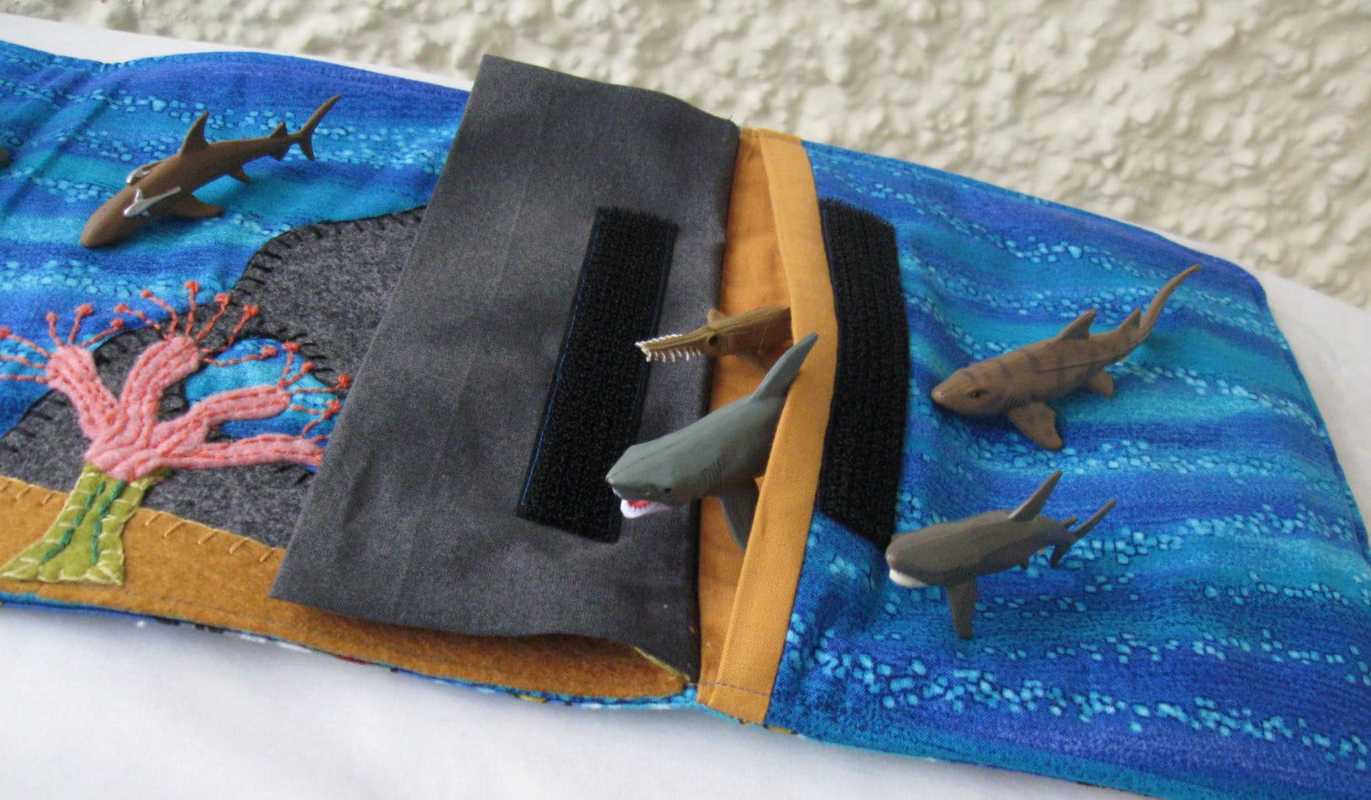 Ocean Travel Toy Play Mat Under the Sea Play on the Go Play - Etsy UK