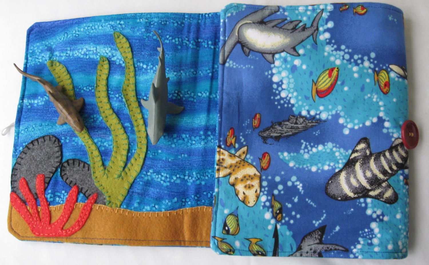 Ocean Travel Toy Play Mat Under the Sea Play on the Go Play - Etsy UK