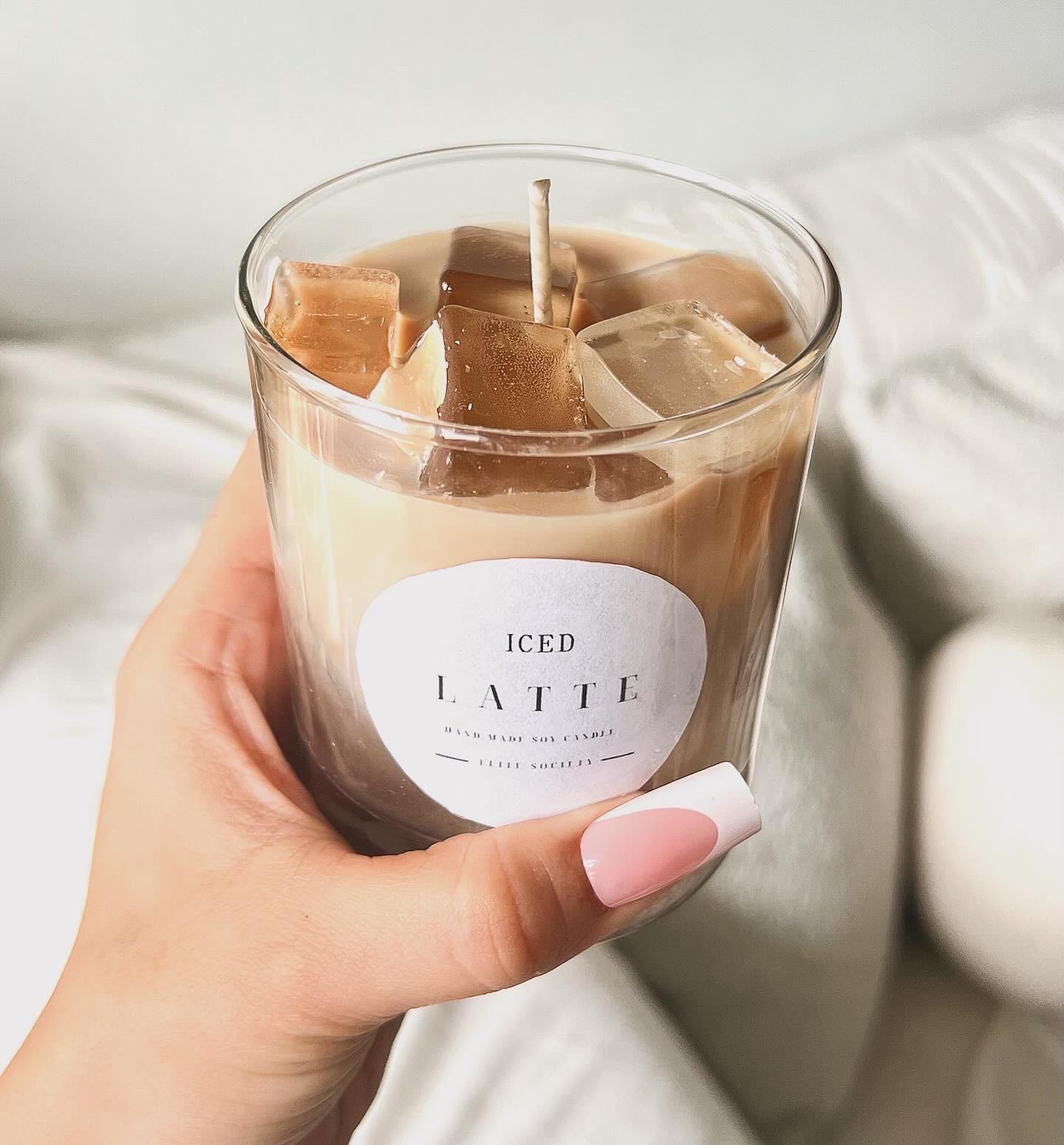 Iced Coffee Latte Candle 9.5oz - Etsy